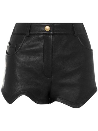 Moschino minijupe &agrave; ourlet asym&eacute;trique - Noir