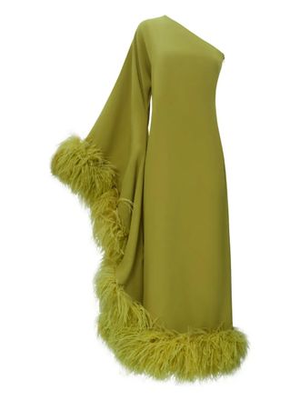 Taller Marmo robe longue Baler &agrave; une &eacute;paule - Vert