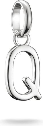 Thomas Sabo Thomas Sabo Charm Club Connect Charm-Anhänger Buchstabe Q Recyceltes 925 Silber CC1223-001-21