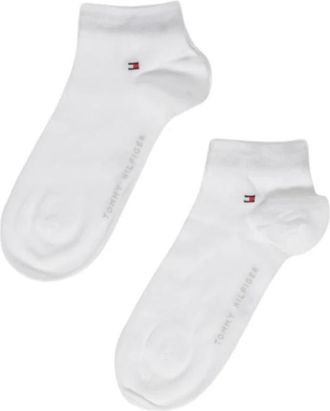 Tommy Hilfiger Homme, Sous-v&ecirc;tements, Blanc, Taille: M Low Cut Socks 2 Pack