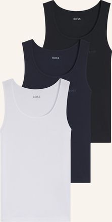 HUGO BOSS 3er-Pack Unterhemden One grau