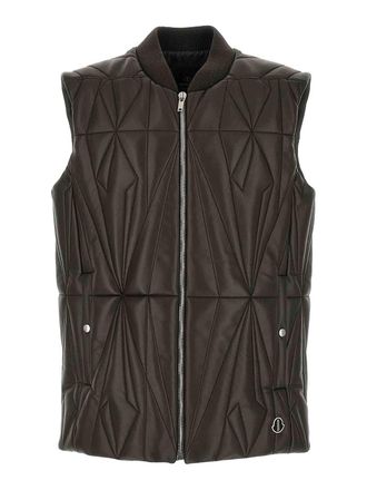 Rick Owens Weste - Braun