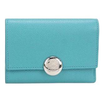 Loewe Pre-owned Tri-fold Geldb&ouml;rse - - Pre-owned - Damen - Blau - ONE SIZE