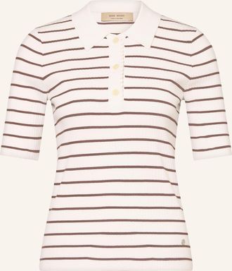 Mos Mosh Mos Mosh Strick-Poloshirt Mmcaliz braun