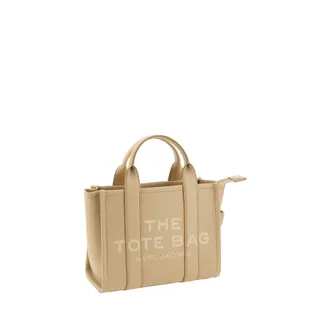Marc Jacobs Womens Monogram-Print Calf Leather Tote Beige Bos