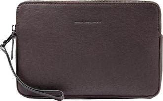 Piquadro Homme, Sacs, Brun, Taille: ONE Size Pochette homme en cuir avec porte-cartes de cr&eacute;dit et protection Rfid