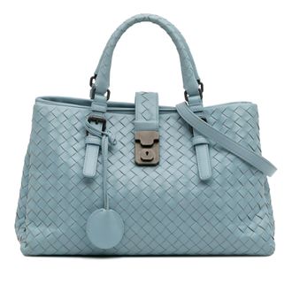 Bottega Veneta Light Small Nappa Intrecciato Roma Satchel