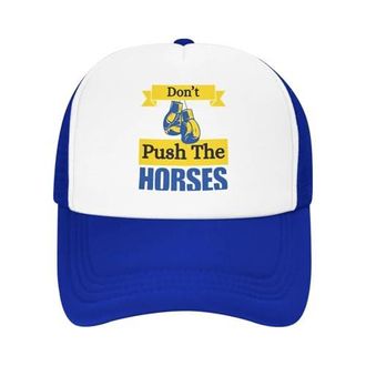 Generic Casquettes de Baseball pour Hommes Hommes, Dont Push The Horses Casquette en Mousse pour camionneurs dr&ocirc;le pour Femmes Hommes Casquette de Golf en Mai
