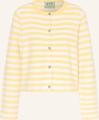 FTC Ftc Cashmere Strickjacke gelb