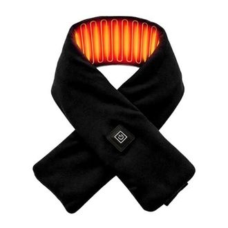 Generic &Eacute;charpe chauffante - Gu&ecirc;tre coupe-vent aliment&eacute;e par USB, &eacute;charpe dhiver chauffante par USB | pour femmes, hommes, maman, ski, course &agrave; pied, voyage, 