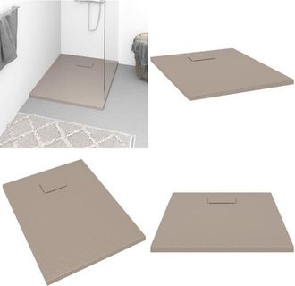 vidaXL Duschwanne SMC Braun 90x70 cm - Duschwanne - Duschwannen - Home & Living