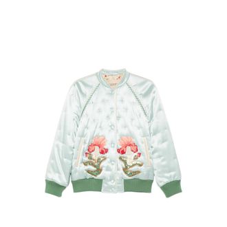 Valentino Floral Quilted Bomber Jacket