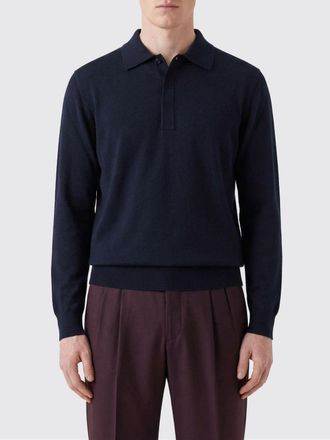 Saint Laurent Polo en m&eacute;lange de soie