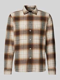 Olymp Level 5 Regular Fit Freizeithemd aus reiner Baumwolle mit Brusttaschen