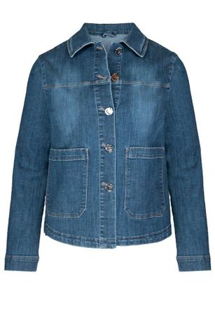 bianca Jeansjacke KATHERIN in modernem Design in coolem Jeans