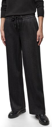 Street One Fishbone Jacquard Hose Black 44