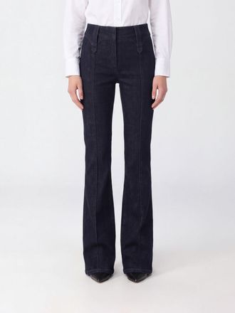 Tory Burch Jean skinny taille mi-haute en denim de coton stretch