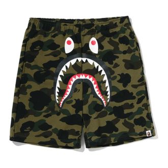 A Bathing Ape 1ST Camo Shark Regular Fit Sweat Shorts - - Shorts - Herren - Mehrfarbig - M