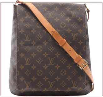 Louis Vuitton 1999 Musette Salsa GM Schultertasche mit Monogramm - Braun