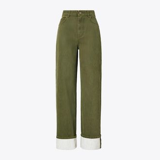 Tory Burch Jeans mit Umschlag