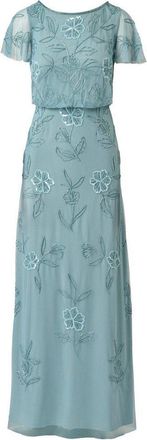 Adrianna Papell Abendkleid Bead Blouson Long Dress Elegantes und m&uuml;helos elegantes Blouson-Kleid mit Perlenverzierung