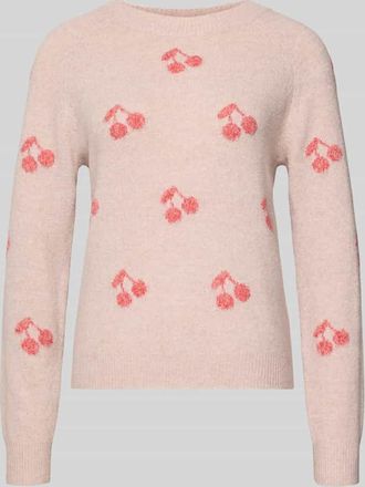 Vero Moda Regular Fit Strickpullover mit Intarsien Modell DOFFY INTARSIA