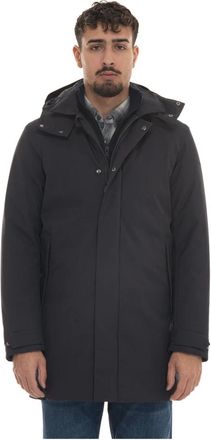 Save The Duck Long Jacket - - Jackets - Herren - Blau - XL