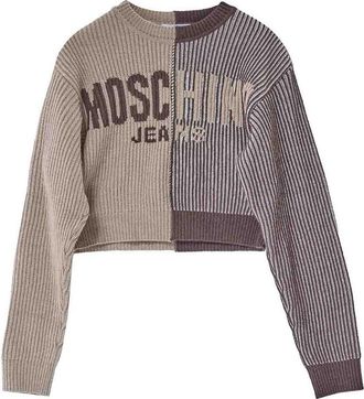 Moschino Pull Col Rond - Marron