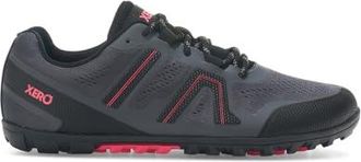 Xero Shoes Mesa Trail II Chaussures de trail pieds nus pour femme, Asphalte/Framboise, 41 EU
