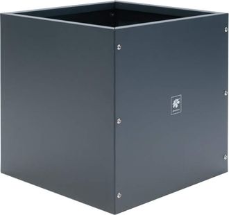 Herstera Garden Stahl Pflanzk&uuml;bel Cube | Anthrazit | 70x70x70 cm