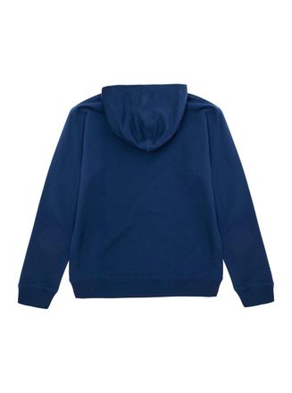 Gucci Boys Hooded Cotton Logo Sweatshirt Blue Hoods & Sweatshirts