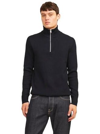 Jack & Jones Zip &agrave; Quart Zip &agrave; Quart Black L Black L
