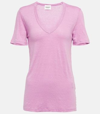 Isabel Marant T-shirt Kranger en lin