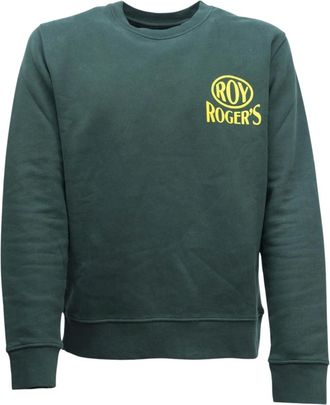 Roy Rogers Homme, Sweatshirts et sweats &agrave; capuche, Vert, Taille: S Felpa girocollo