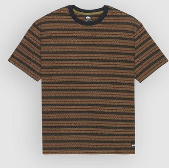 Quiksilver Okano Jacquard T-Shirt black horizons horizontal