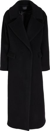 8 by YOOX DOUBLE-BREASTED WOOL COAT