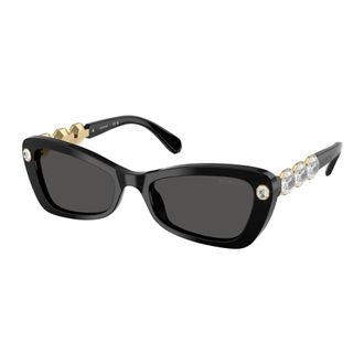 Swarovski Stylische Sonnenbrille - - Accessories - Damen - Schwarzk - 54 MM