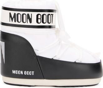 Moon Boot Femme, Chaussures, Blanc, Taille: 45 EU Icon Low Nylon Boot