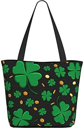 AOOEDM St PatrickS Day Clovering-1 Sac &agrave; provisions pour femme 33 x 27,9 x 17,8 cm. Le cadeau parfait pour la Saint-Valentin. Cest de la Saint-Valentin pour 