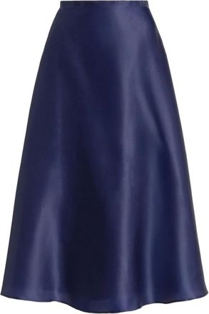 Alberta Ferretti Femme, Jupes, Bleu, Taille: 40 FR Midi Skirts