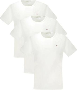 Tommy Hilfiger Lot de 3 T-shirts classiques &agrave; col rond - Homme - Tops - Blanc - Taille: XL
