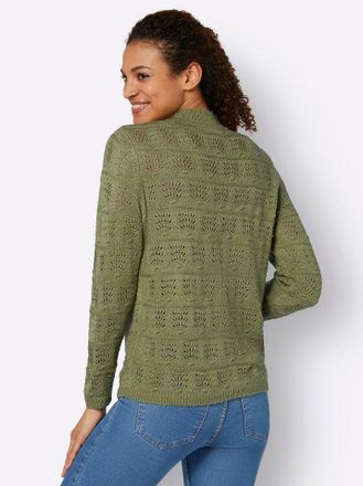 Witt Strickpullover Ajour-Pullover Langarm Ajourstrick, Strukturstrick