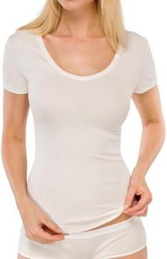 Schiesser Haut thermique Femme - Shirt 1/2 Arm - Beige (sekt 403) - FR : 36 (Taille fabricant : 34)