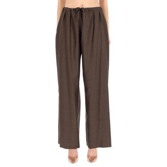 Loulou Studio Femme, Pantalons, Brun, Taille: 40 FR Cove Pantalons