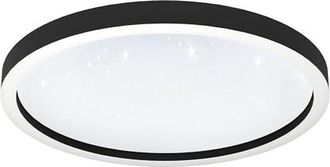 Eglo connect.z Smart Home LED Deckenleuchte Montemorelos-Z mit Kristall-Effekt, ZigBee, App und Sprachsteuerung Alexa, warmwei&szlig;-kaltwei&szlig;, RGB, dimmbare Dec