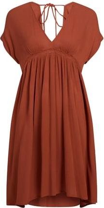 Vila Robe col V &agrave; manches courtes