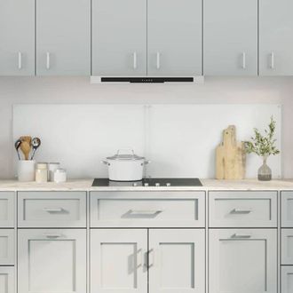 vidaXL K&uuml;chenr&uuml;ckwand 2 pcs Transparent 90 x 50 cm Geh&auml;rtetes Glas vidaXL