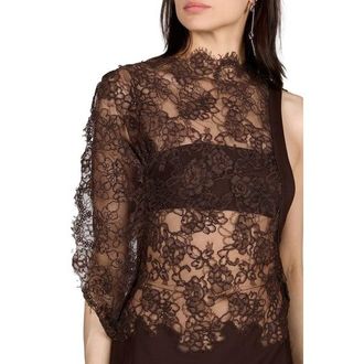 CHRISTOPHER ESBER Robe Mahara en dentelle &agrave; fleurs
