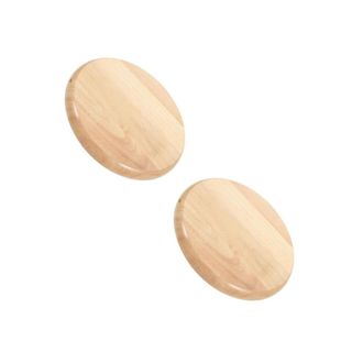 Angoily 2 St&uuml;ck Runder Holzsitz Ersatzteil f&uuml;r Barhocker 29,5cm Durchmesser aus Massivholz Langlebiges Hockerzubeh&ouml;r f&uuml;r Restaurant Bar und Haushalt