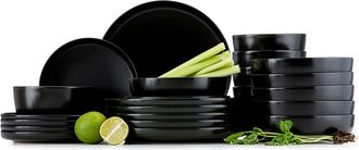 Konsimo Konsimo. Geschirrset 6 Personen - VICTO Teller Set Modern 24 Teilig - Tafelservice & Geschirrsets - Kombiservice 6 Personen - Steingut Service f&uuml;r Fam